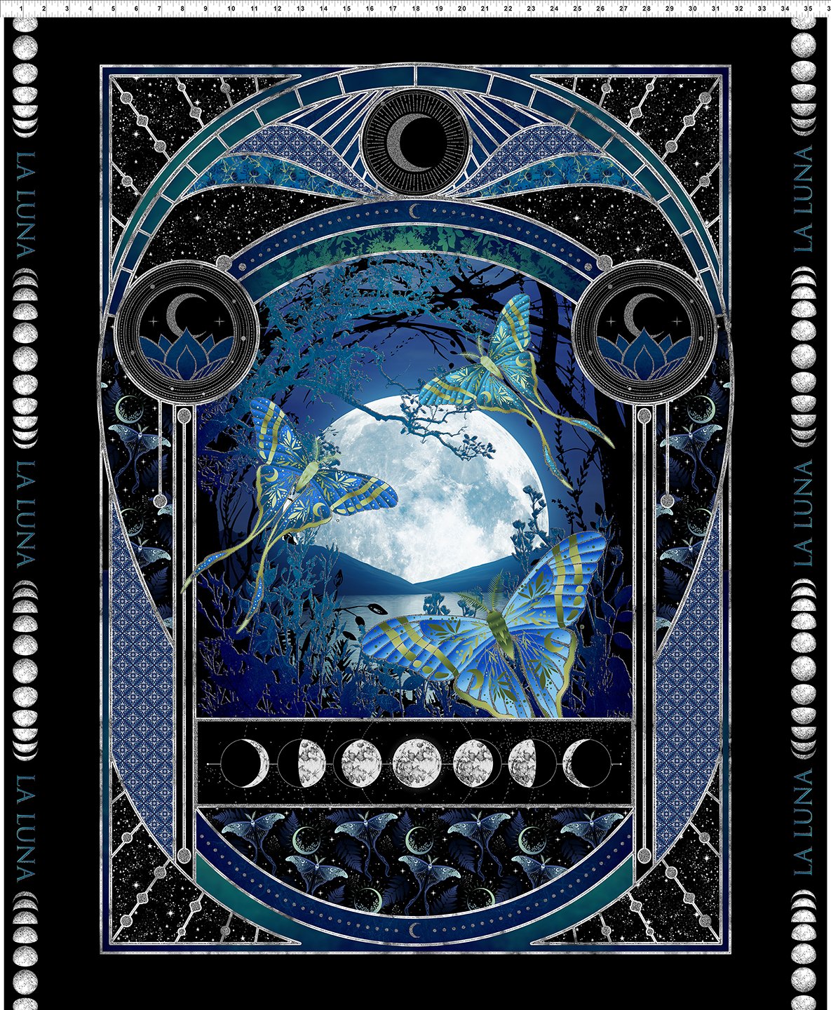 In The Beginning La Luna large Panel #9
