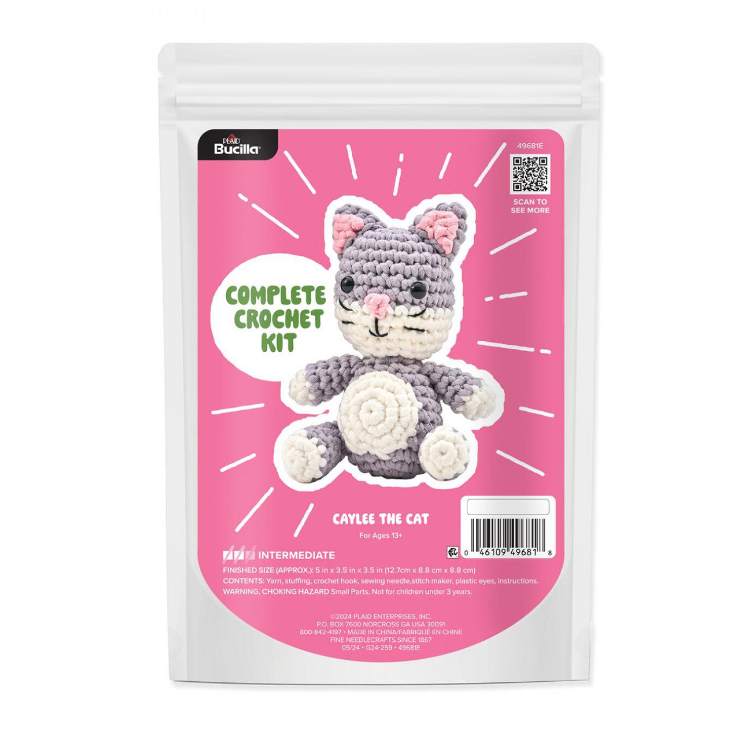 Caylee The Cat Amigurumi Kit