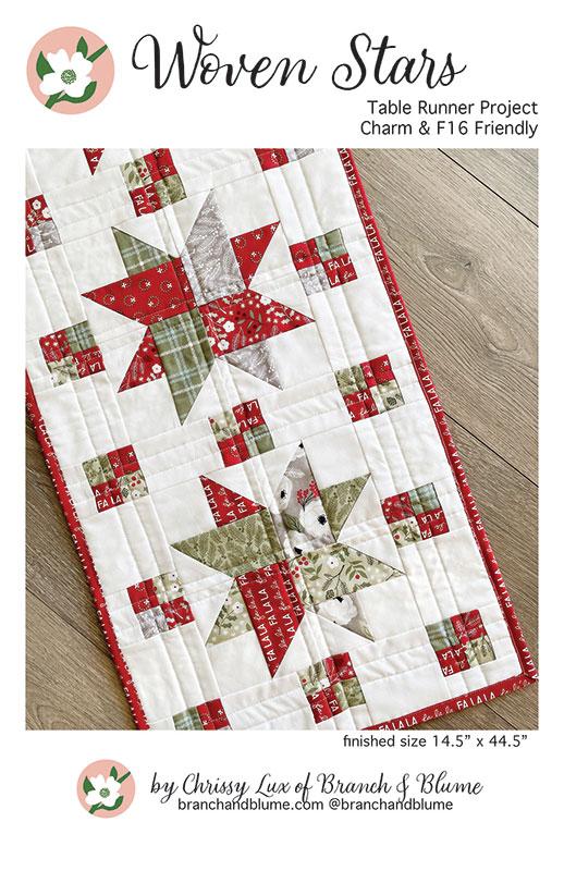Woven Stars Table Runner Pattern