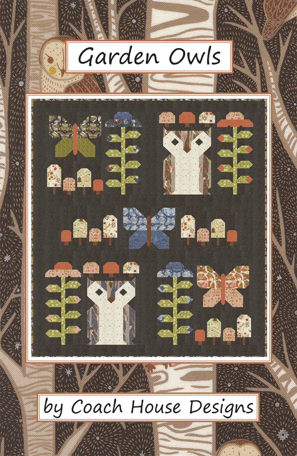 Coach House Designs Garden Owls Quilt Pattern
