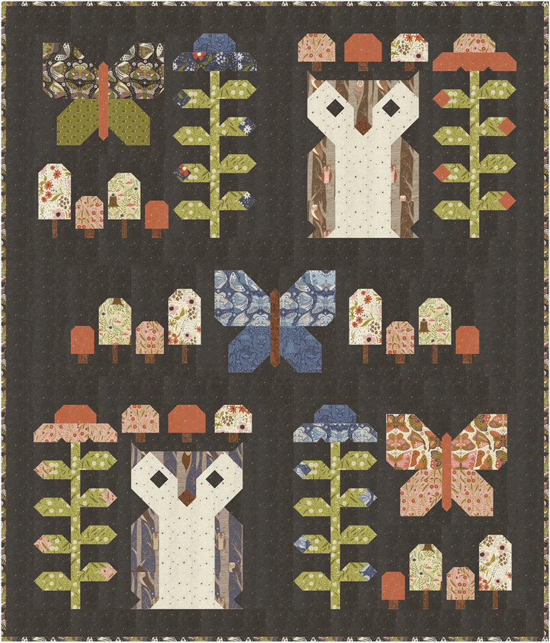 Coach House Designs Garden Owls Quilt Pattern
