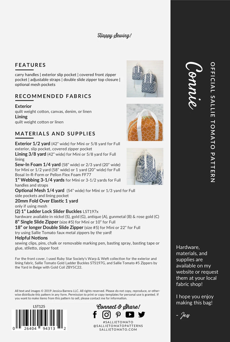 Sallie Tomato Connie Pattern