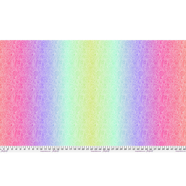 PREORDER Tula Pink Floral Reef Rip Tide Deep Dive Fabric