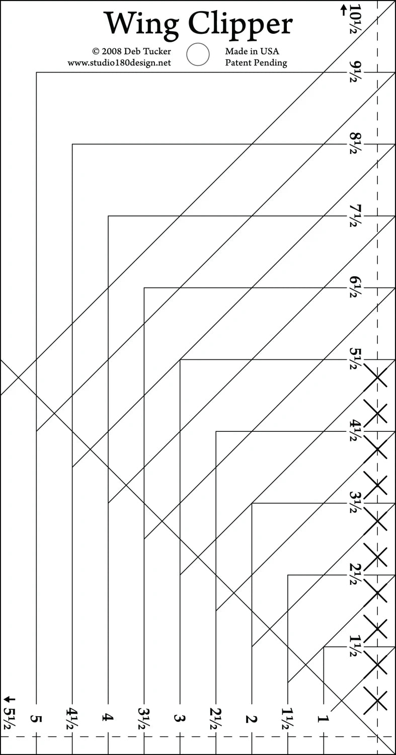 Wing Clipper Ruler