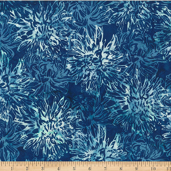 Bali Batik Under The Sea Mums Flax Fabric