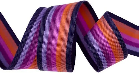 PREORDER Tula Pink Floral Reef Smooth Sailing Ultraviolet 1.5 Inch Web